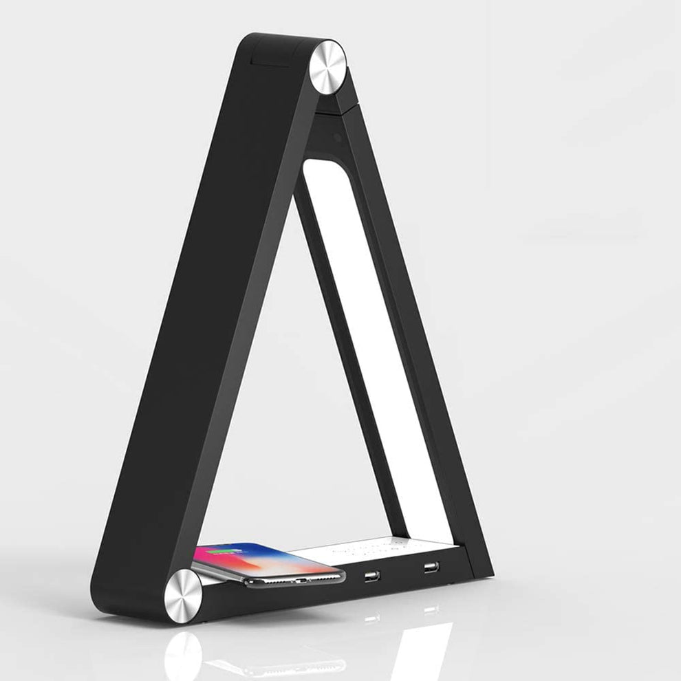 Modern triangle table lamp (adjustable angle, color temperature and wi ...